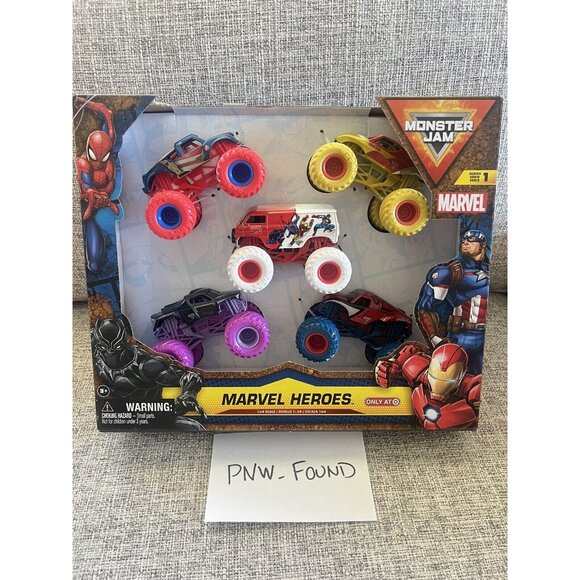 Monster Jam | Toys | Monster Jam Marvel Heroes Target Exclusive Captain ...